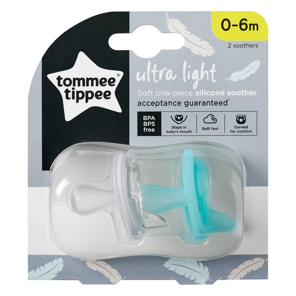 Tommee Tippee Ultra-Light Silicone Soother - Tommee Tippee Store