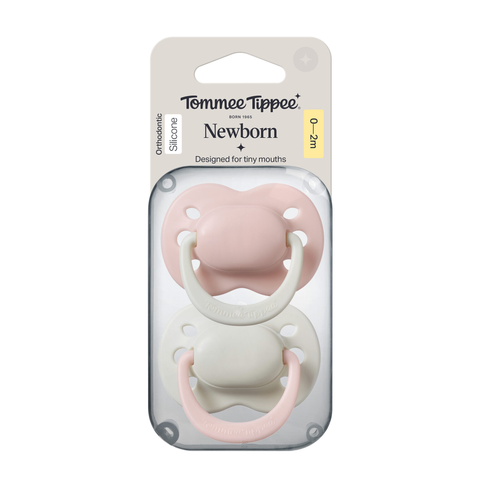 Newborn Soother 0-2m 2pk - Girl - Pink - Tommee Tippee Store