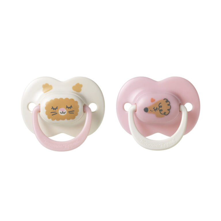 Tommee Tippee Ultra Fit Decorated Soother 18-36m - Girl - Pink - Tommee ...